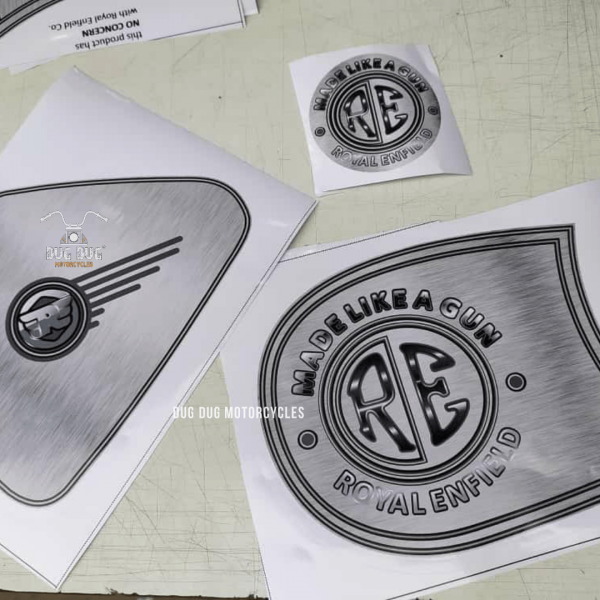 Royal Enfield Tank Sticker Set - Dug Dug Motorcycles