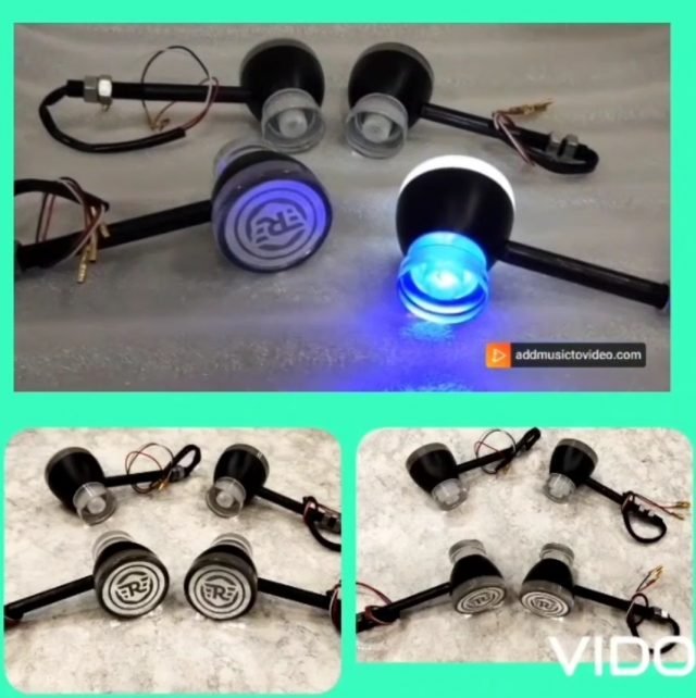 NEW CNC LED RE Indicators for Royal Enfield Classic Standard Electra ...
