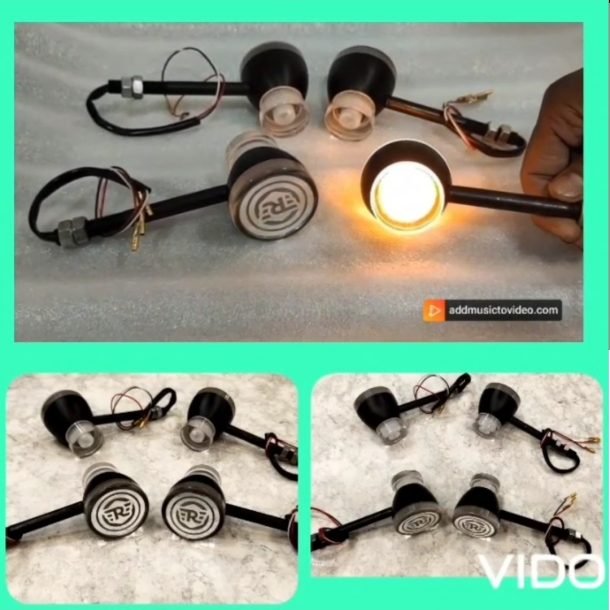 NEW CNC LED RE Indicators for Royal Enfield Classic Standard Electra ...