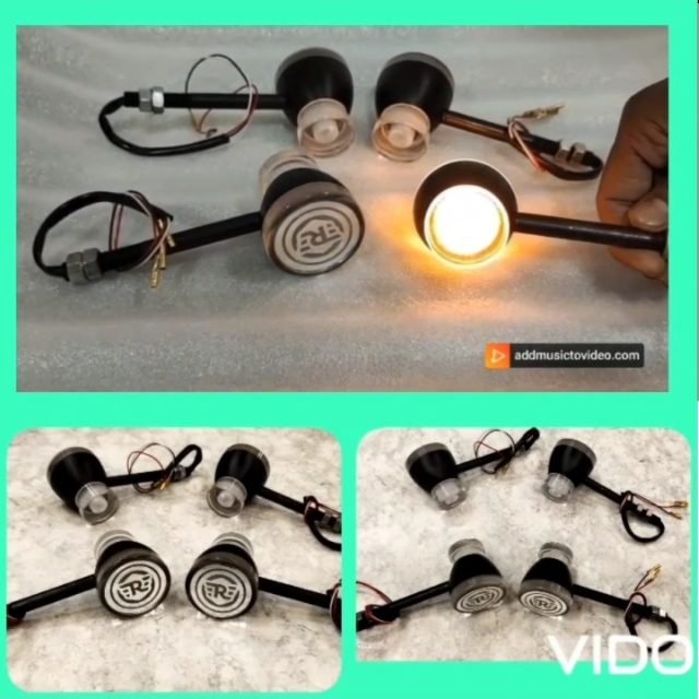 NEW CNC LED RE Indicators for Royal Enfield Classic Standard Electra ...
