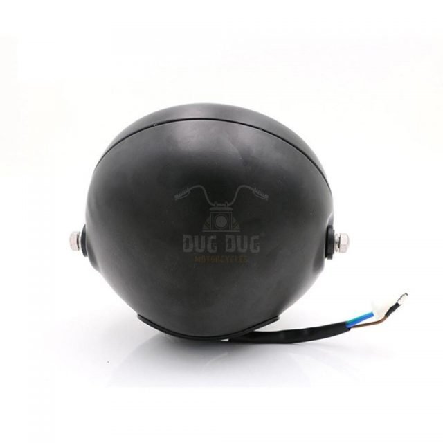 Dug Dug 7 Inch Bobber Chopper Headlight for Modification - Yellow Glass ...
