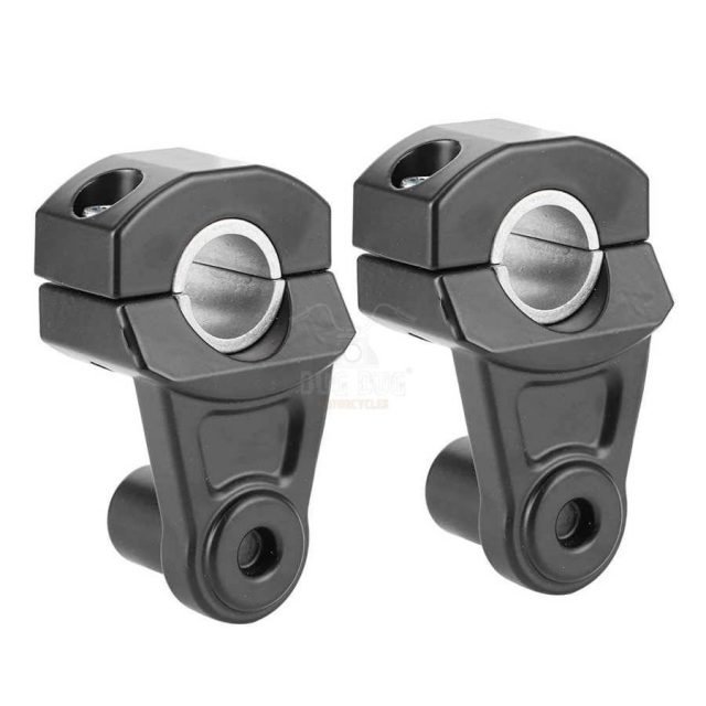 Heavy Quality 2Pcs Aluminum CNC Motorcycle Handlebar Riser Handle Bar ...