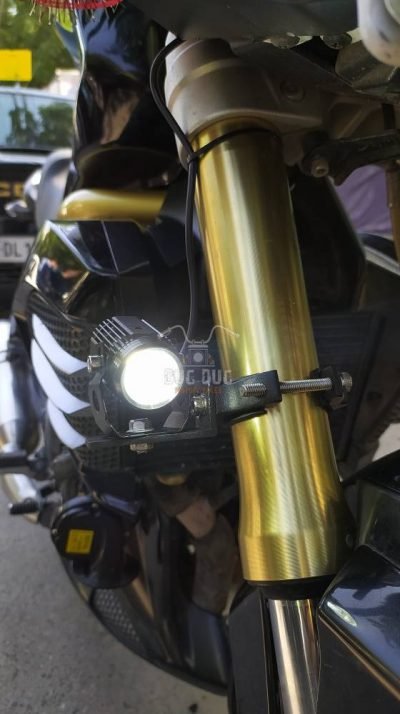 Shocker Fog Light Clamp Aluminum Mount for All Motorcycles Shockers ...