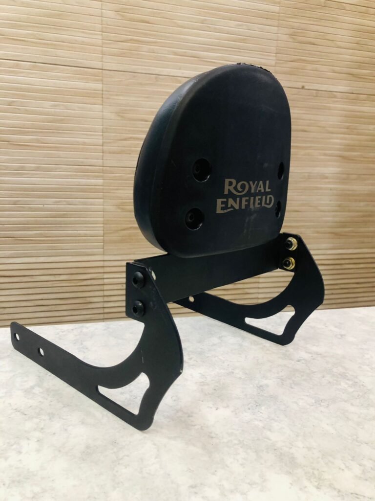 New CNC Cut Backrest for Royal Enfield Classic Reborn - Dug Dug Motorcycles