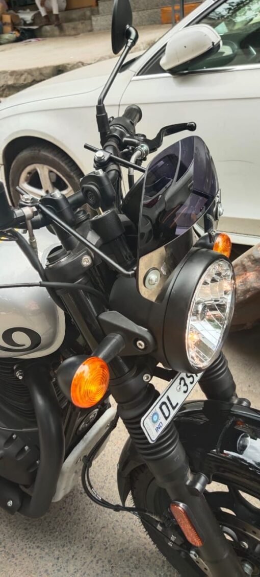 Windshield Visor for Royal Enfield Hunter 350 - Tinted - Dug Dug ...