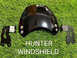 New Hunter 350 OEM Windshield Visor with CNC Clamps Direct Fit - Dug ...