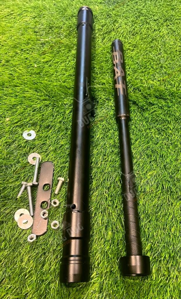 Self Defense Baseball Leg Guard with Rod for Royal Enfield Hunter 350 ...