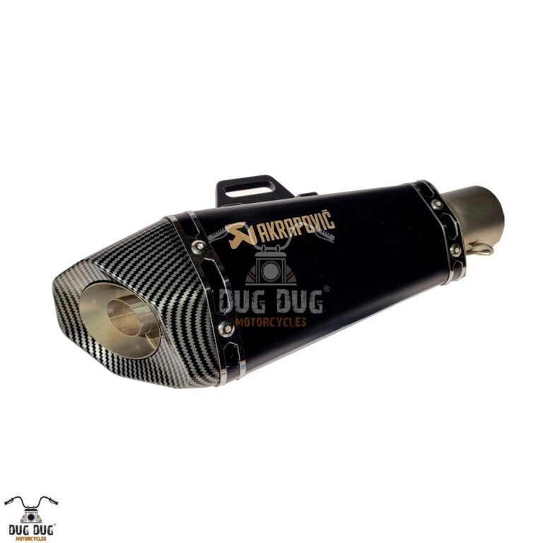 Akrapovic Exhaust with DB Killer Black - Dug Dug Motorcycles
