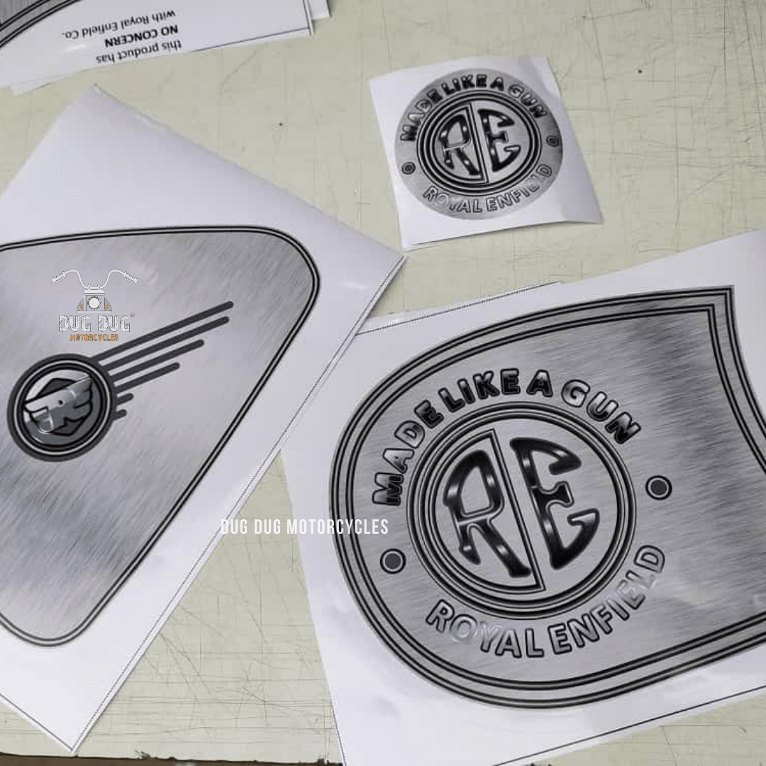 Royal Enfield Tank Sticker Set – Dug Dug Motorcycles