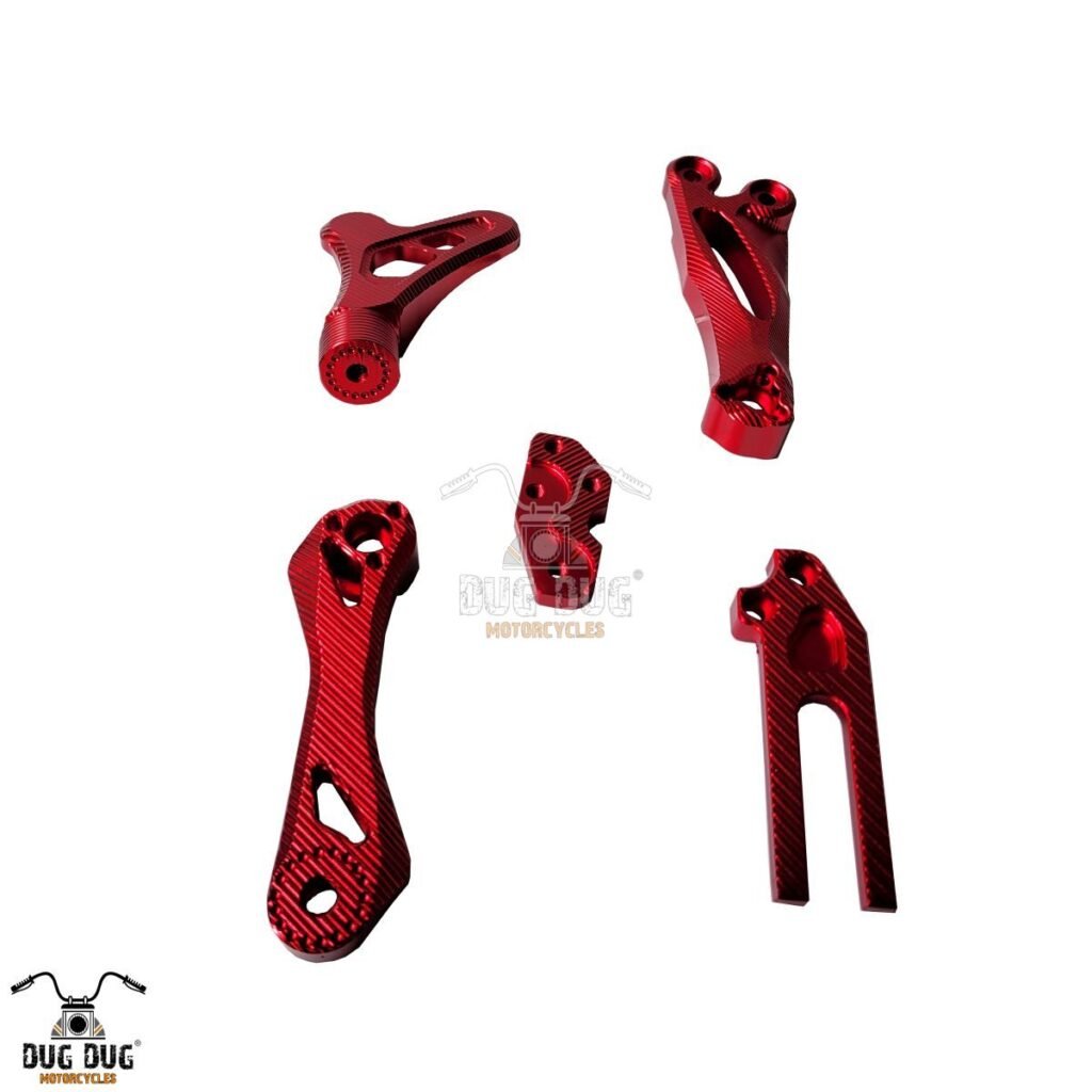 Dug Dug Universal Carbon Fibre Tyre Hugger Motorcycle Rear Mudguard ...