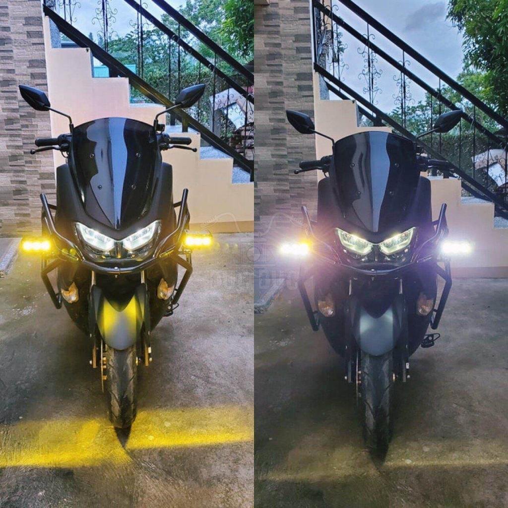 HJG Mini Driving Fog Lights for all Bikes | Royal Enfield | KTM | R15 ...